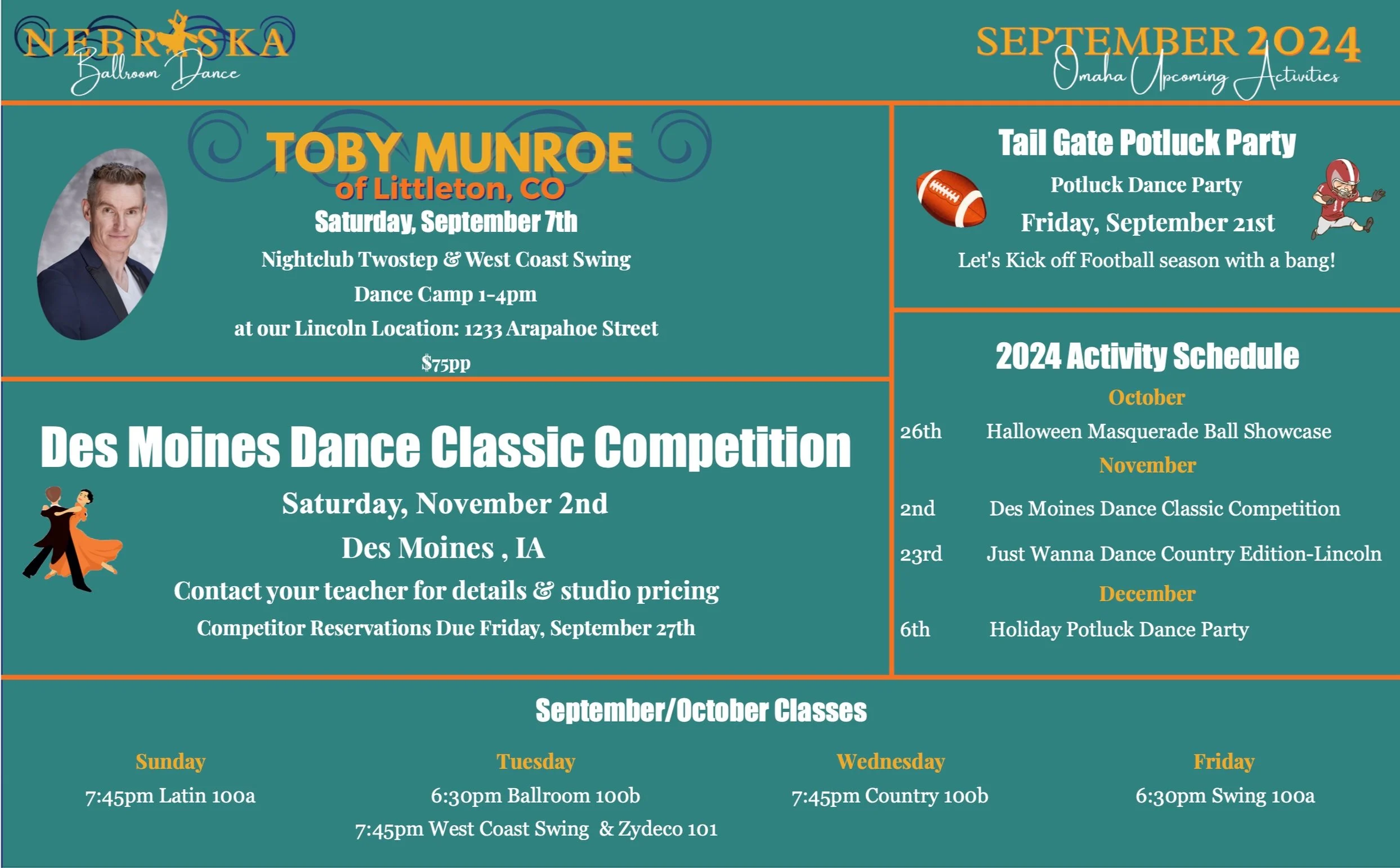 Omaha Dance Calendar - Adult Dance Lessons | Ballroom Dance | Partner ...