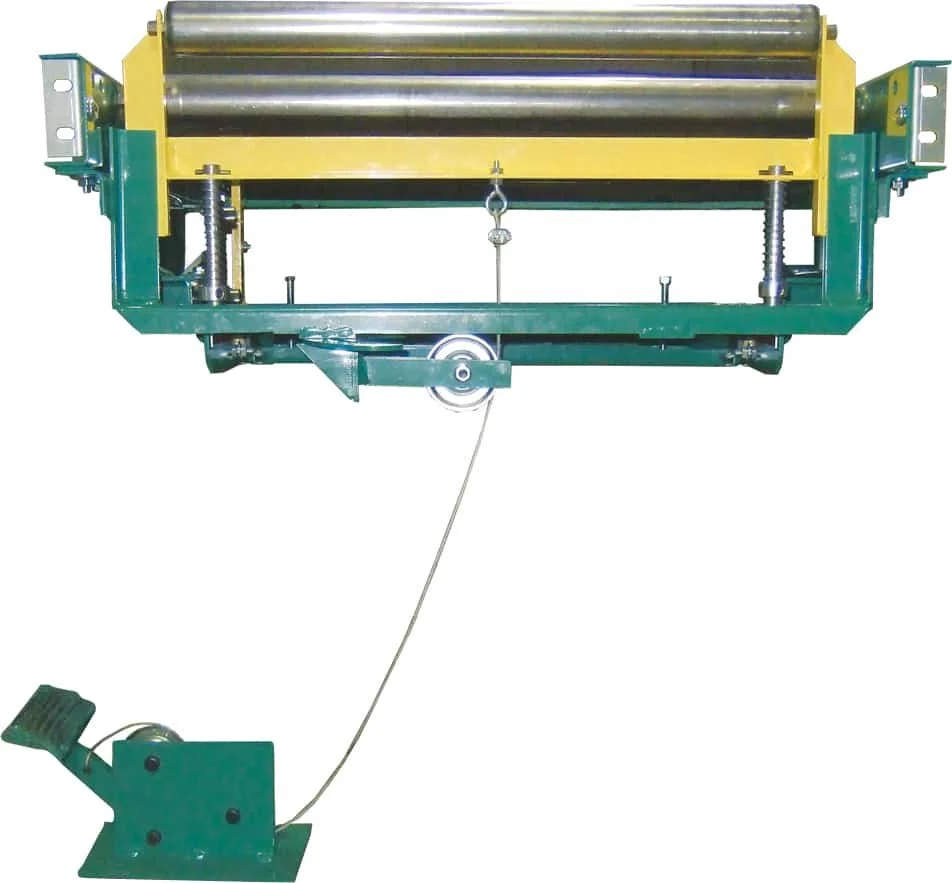 Foot Operated Blade / Roller Stop — Quintec Conveyors