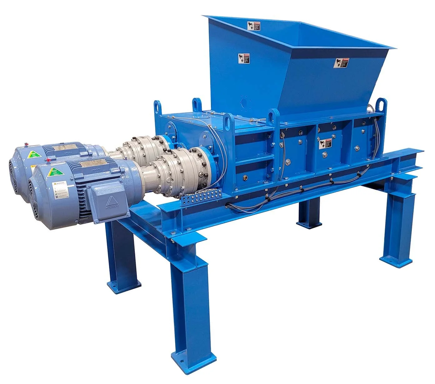 Quad Shaft Shredder — Quintec Conveyors