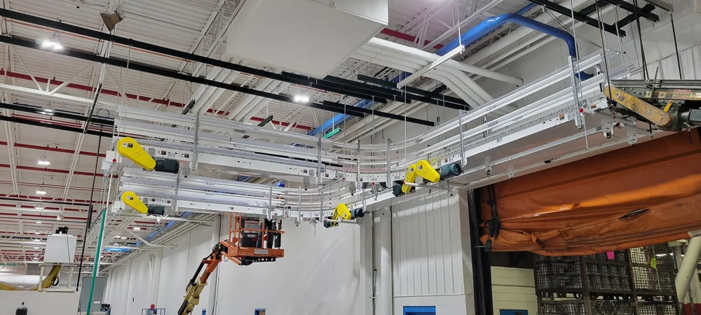 Overhead Suspended Conveyor System — Quintec Conveyors