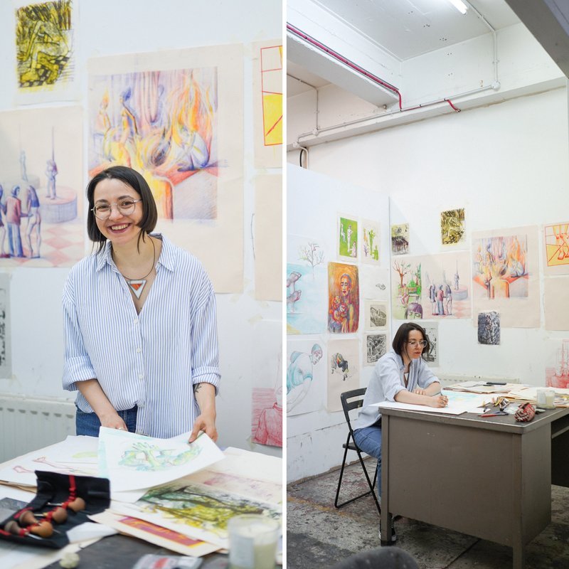 The Royal Drawing School Publishes Interview with Artist-in-Residence Olga Tkachenko — Bosla ...