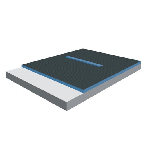 Surfaces Xpert, XPS Foam Perimeter Linear Drain Shower Tray — SURFACES INC.