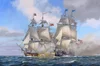 USS Constitution vs HMS Java — Patrick O'Brien Studio