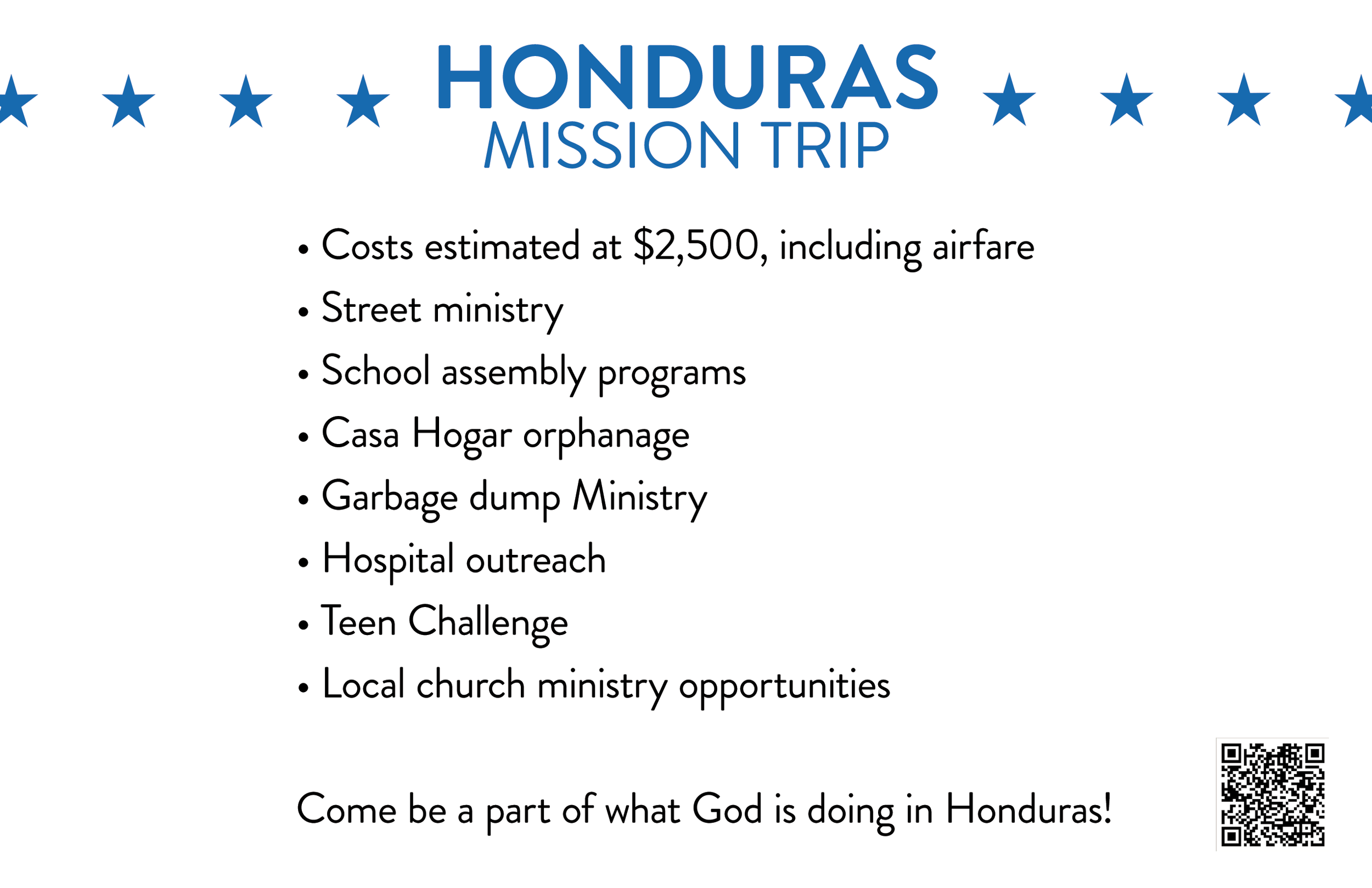 Honduras Missions Trip — LIFECHURCH7