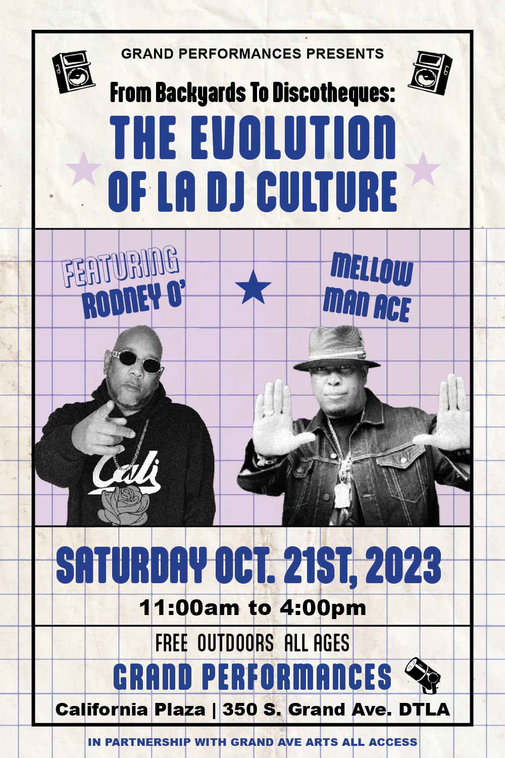 Summer Season Calendar — Grand Performances | Free Outdoor Summer ...