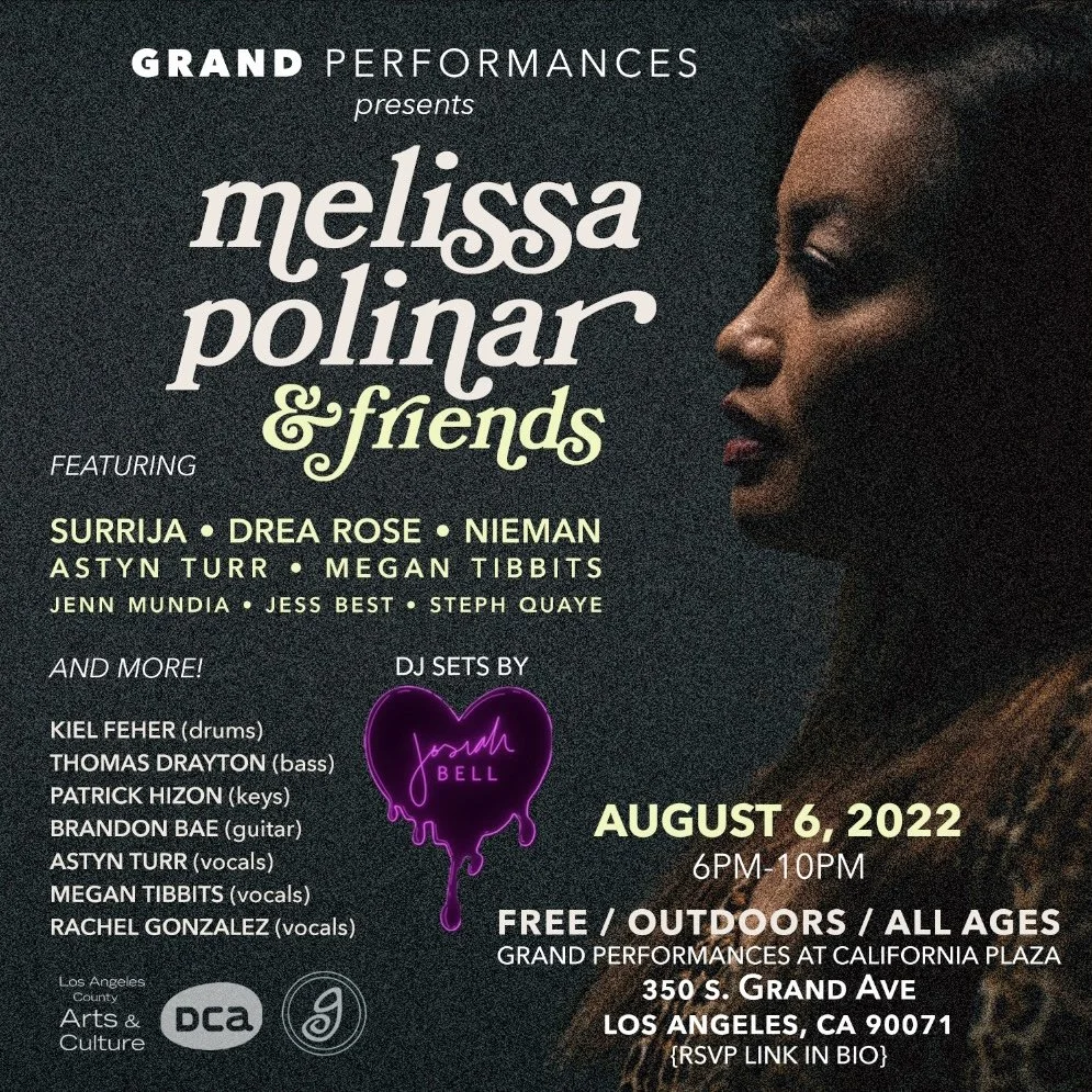Melissa Polinar & Friends — Grand Performances | Free Outdoor Summer ...