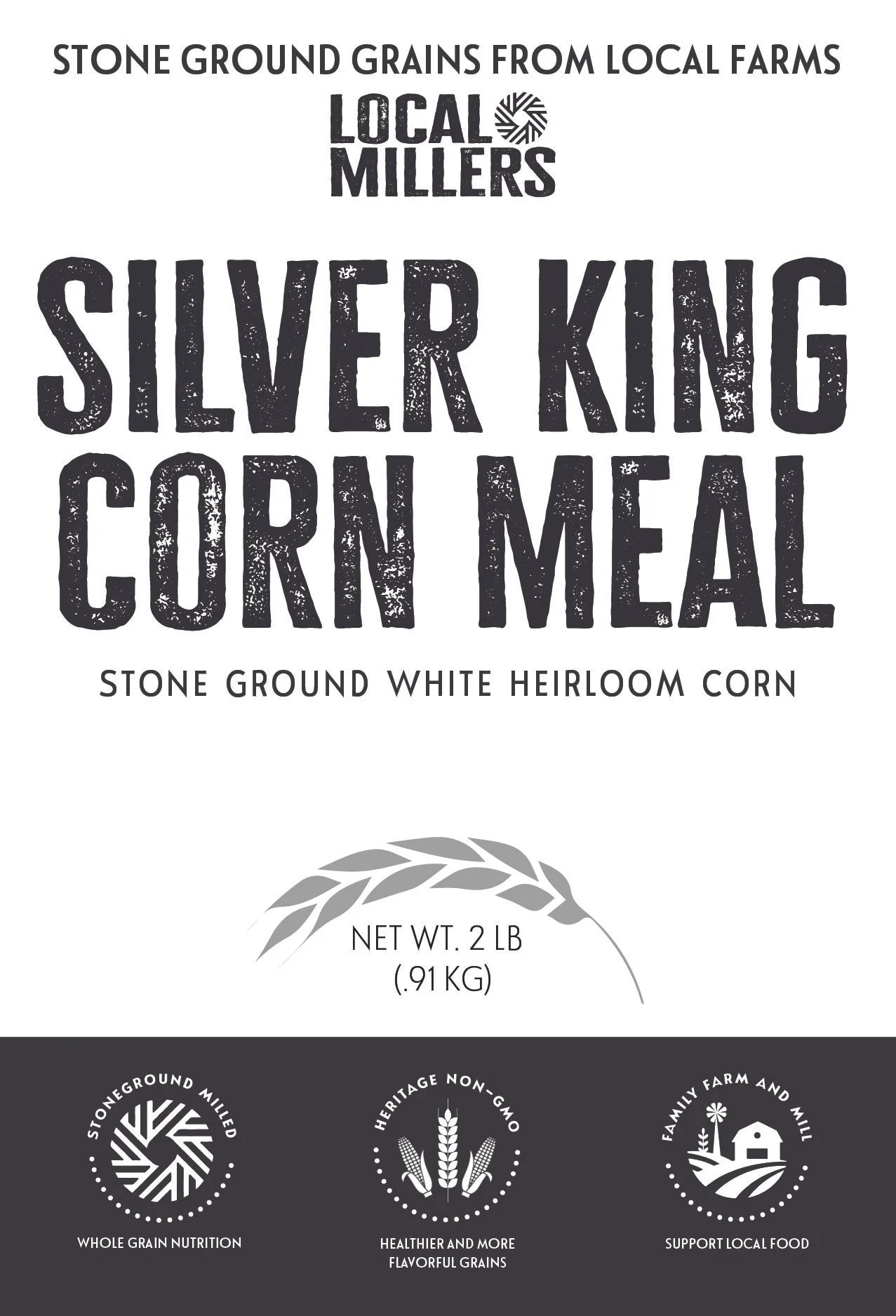 Silver King White Cornmeal — Local Millers - Stone-Ground Grains