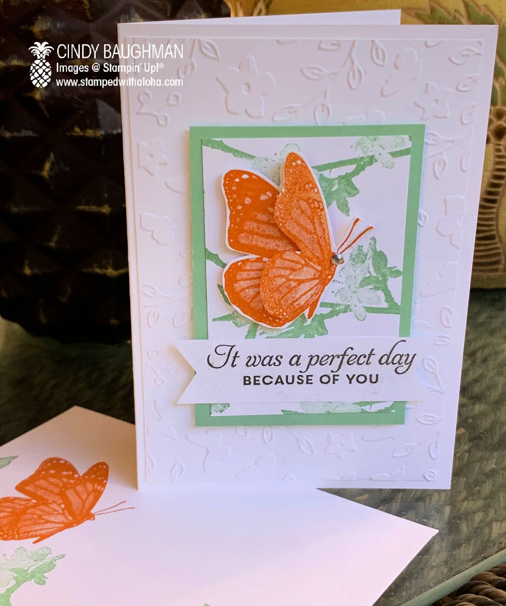 The Orange Butterfly — Stamped with Aloha