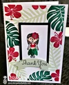 Sweet Little Hula Girl — Stamped with Aloha