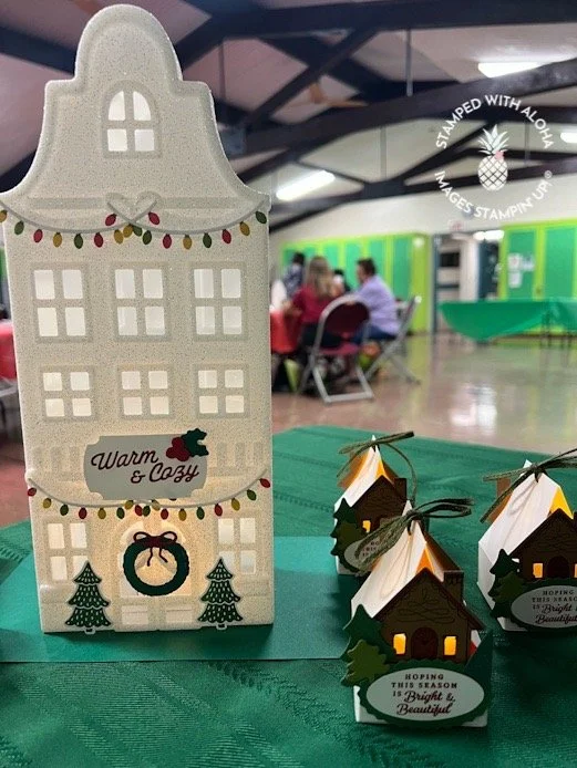 How To Make A Light-Up Paper House Ornament | Tea Light Craft — Stamped ...