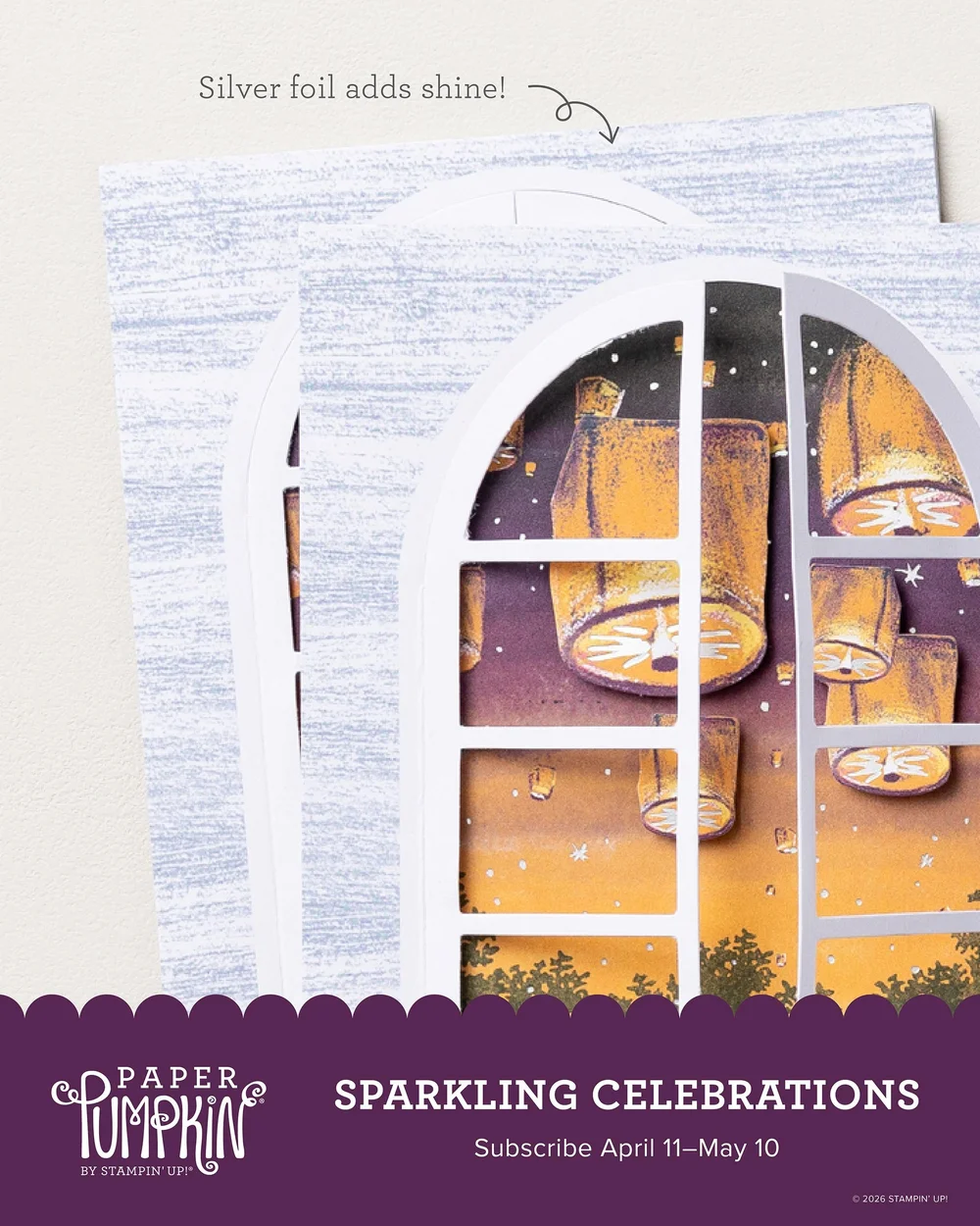 Stampin’ Up! May Paper Pumpkin Kit – Sparkling Celebrations Cards ...