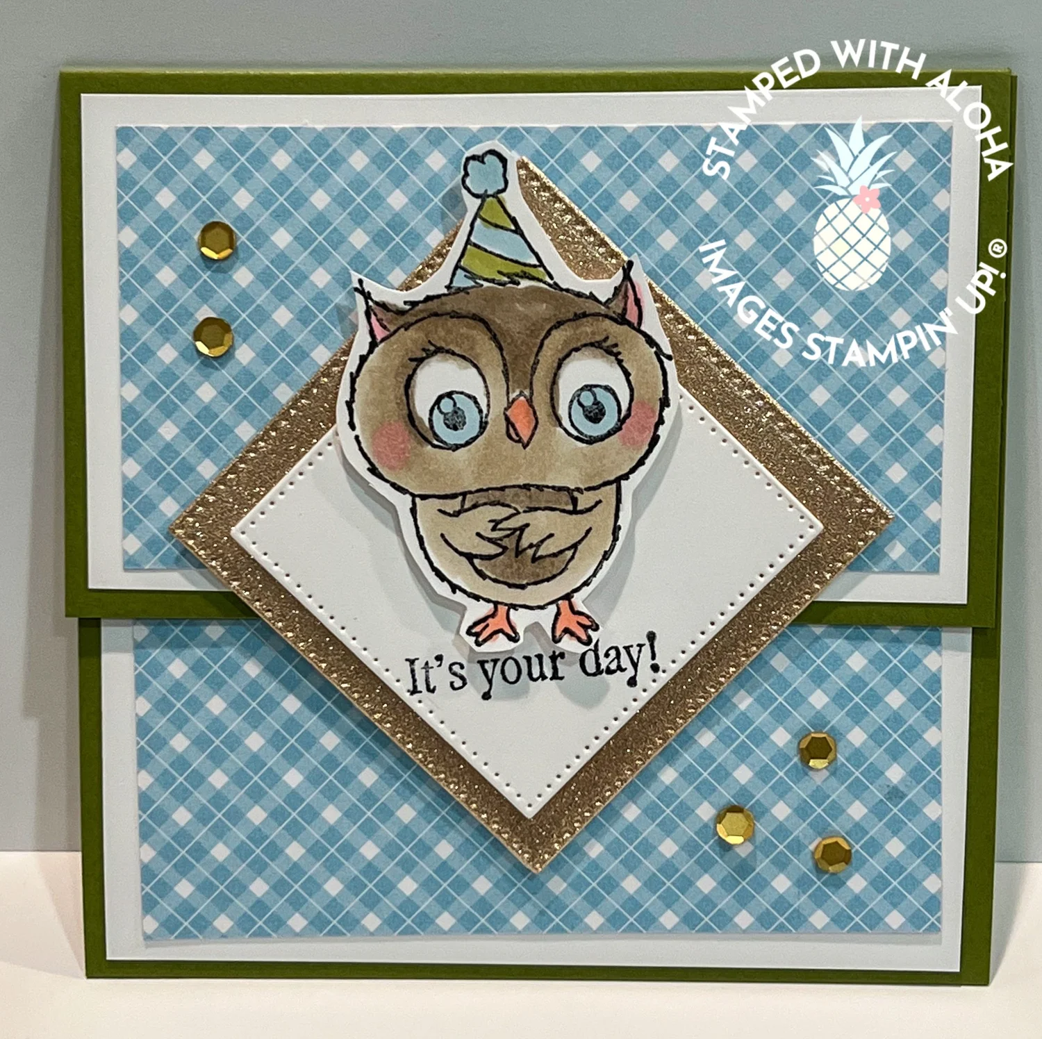How To Make A Tri Fold Card | New Adorable Owls by Stampin’ Up ...