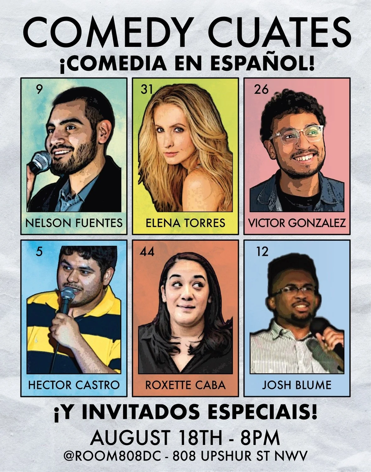 Room 808 DC | DC Comedy Club