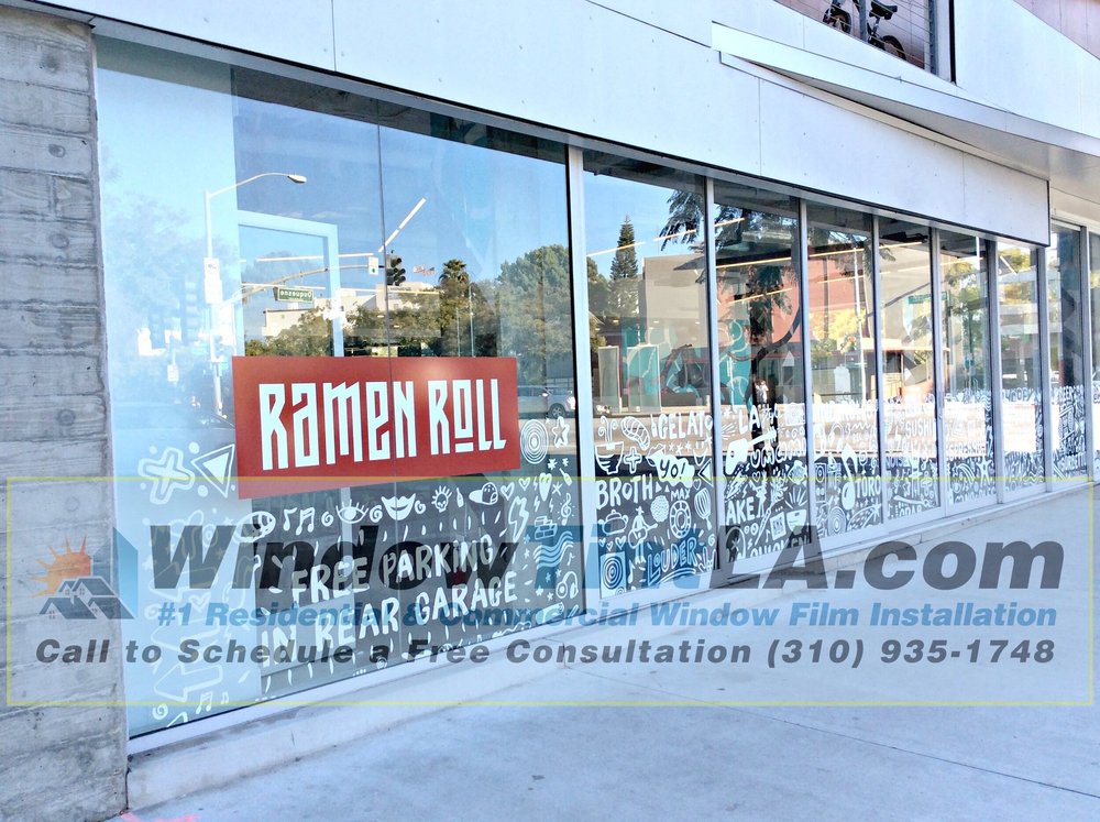 Custom Storefront Window Graphics - Window Tint Los Angeles — Window Tint LA