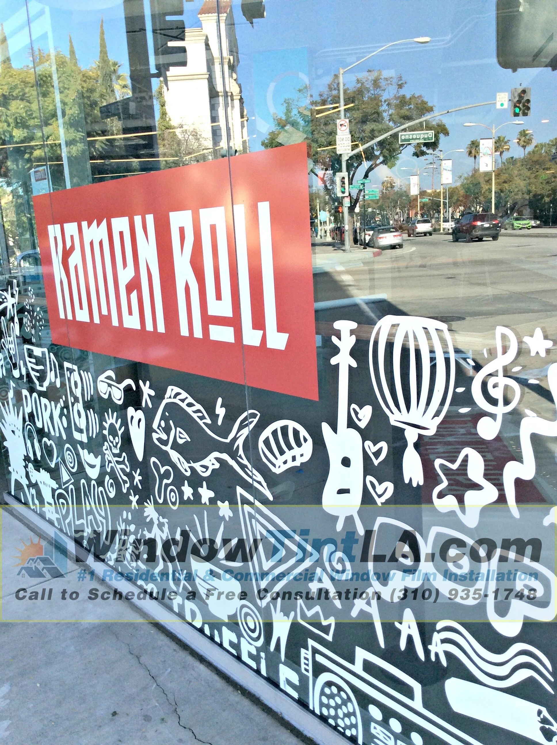 Custom Storefront Window Graphics - Window Tint Los Angeles — Window ...