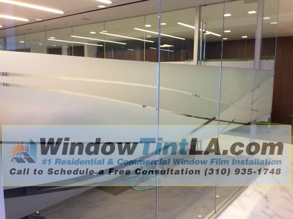 Conference Room Glass Frosting | Privacy and Safety — Window Tint LA
