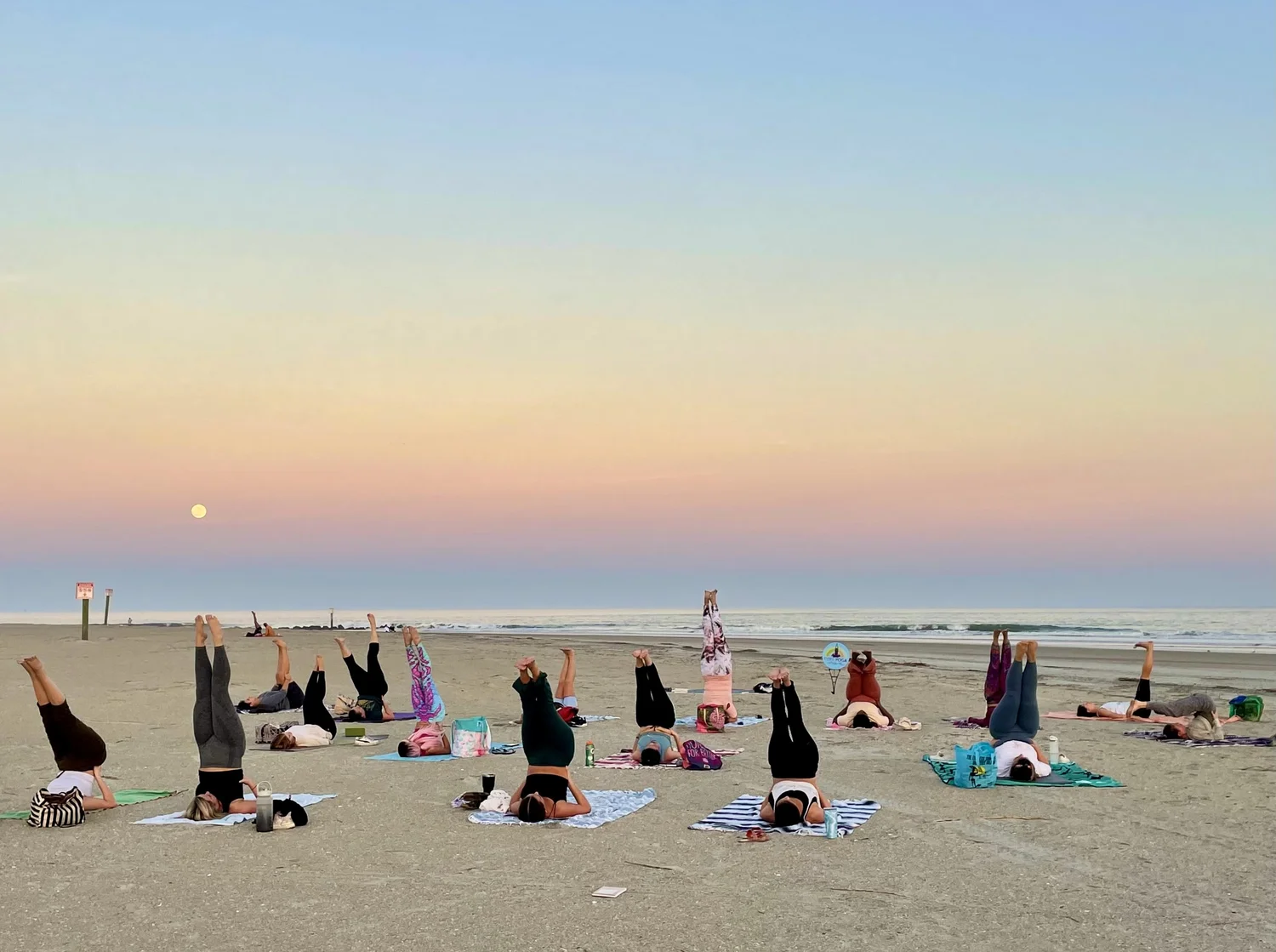 Tybee Yoga and Healing Arts Bachelorette Yoga, Beach Yoga, Full Moon ...