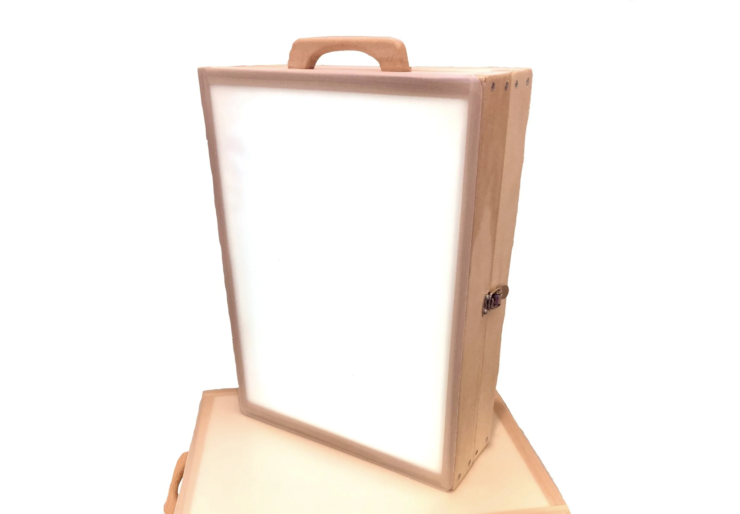 Hand-Made Wooden Light Box — Bernadette Fahmy Art - Luminous Paper Art