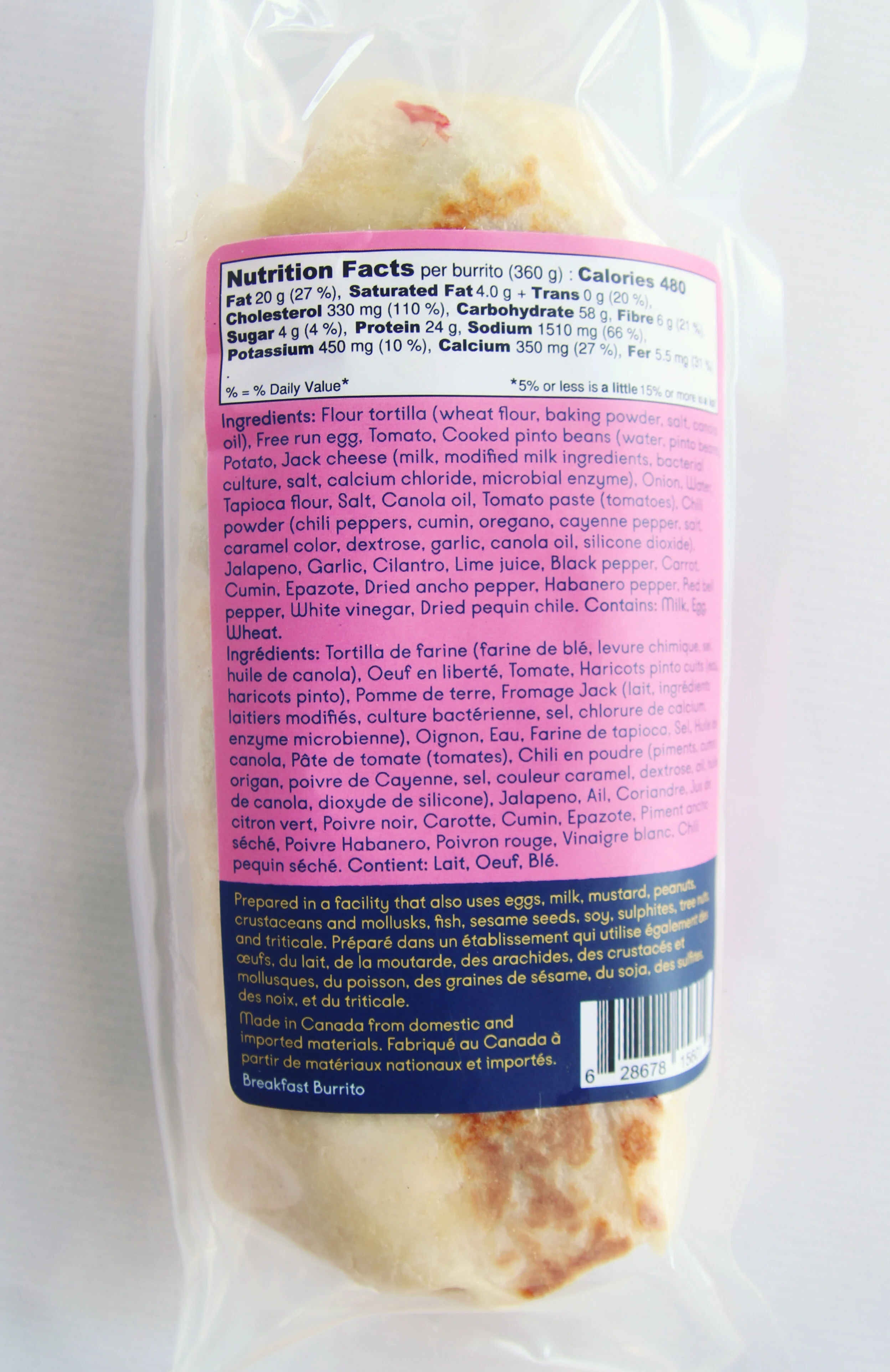 BREAKFAST BURRITO — Brightside Foods