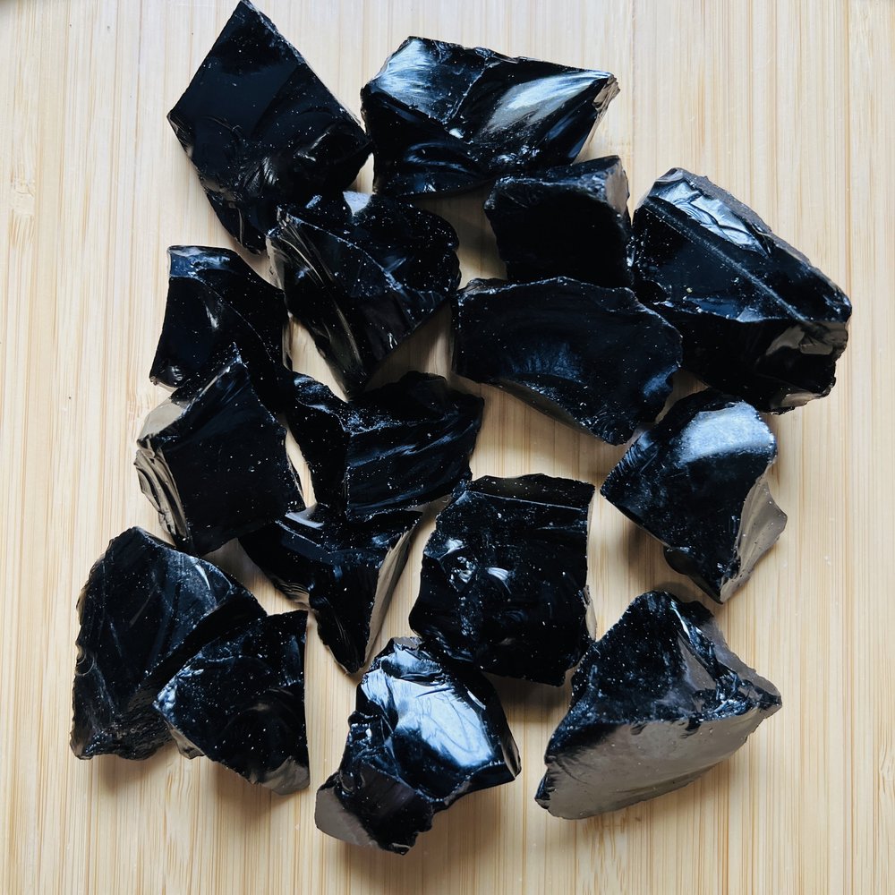 Raw Obsidian Stone