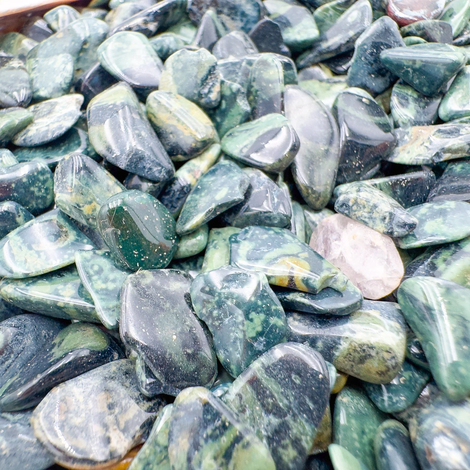 Peach Moonstone Tumbled Stones | AA Grade | Madagascar | 1–1.50 Inch ...