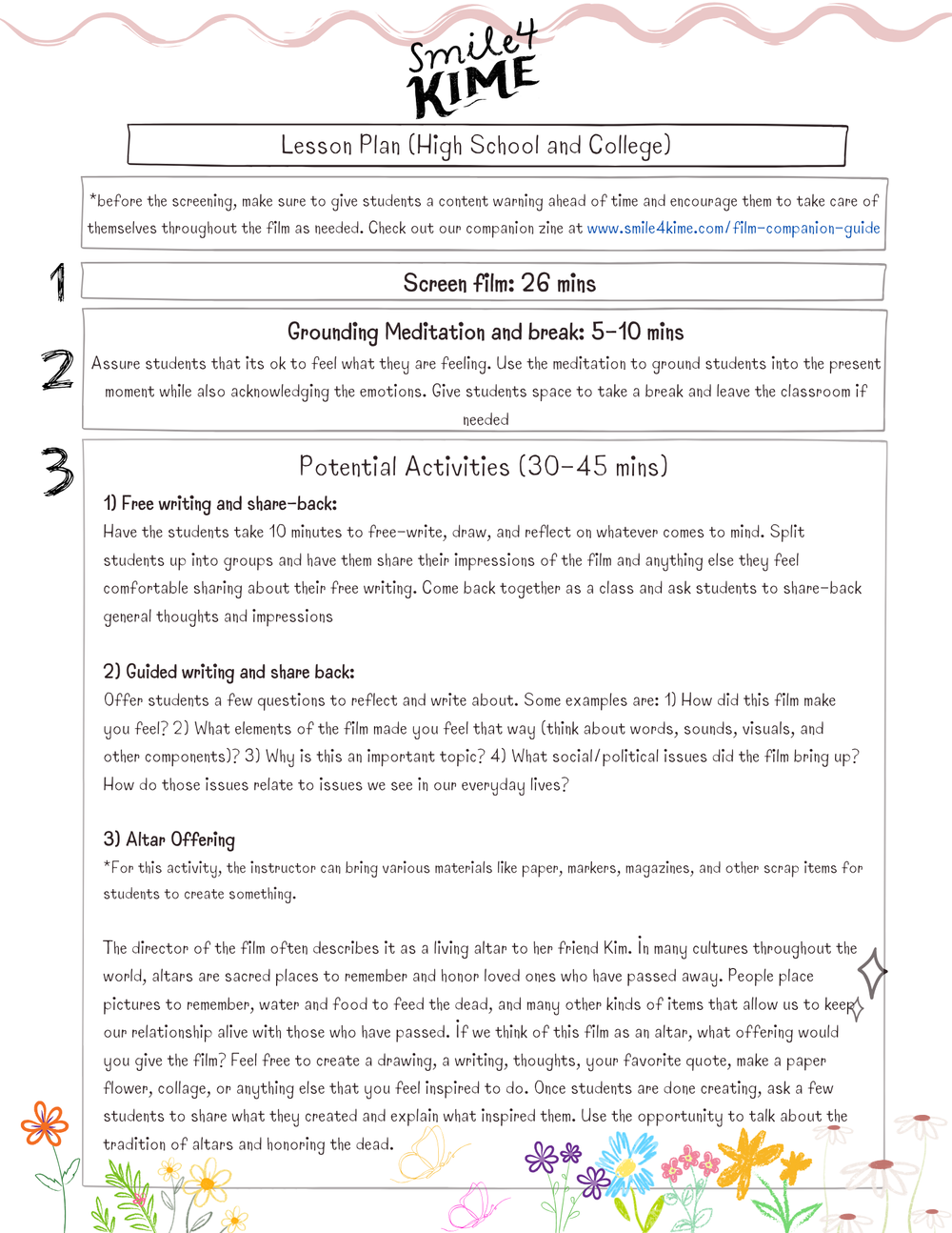 Lesson Plan — Smile4Kime