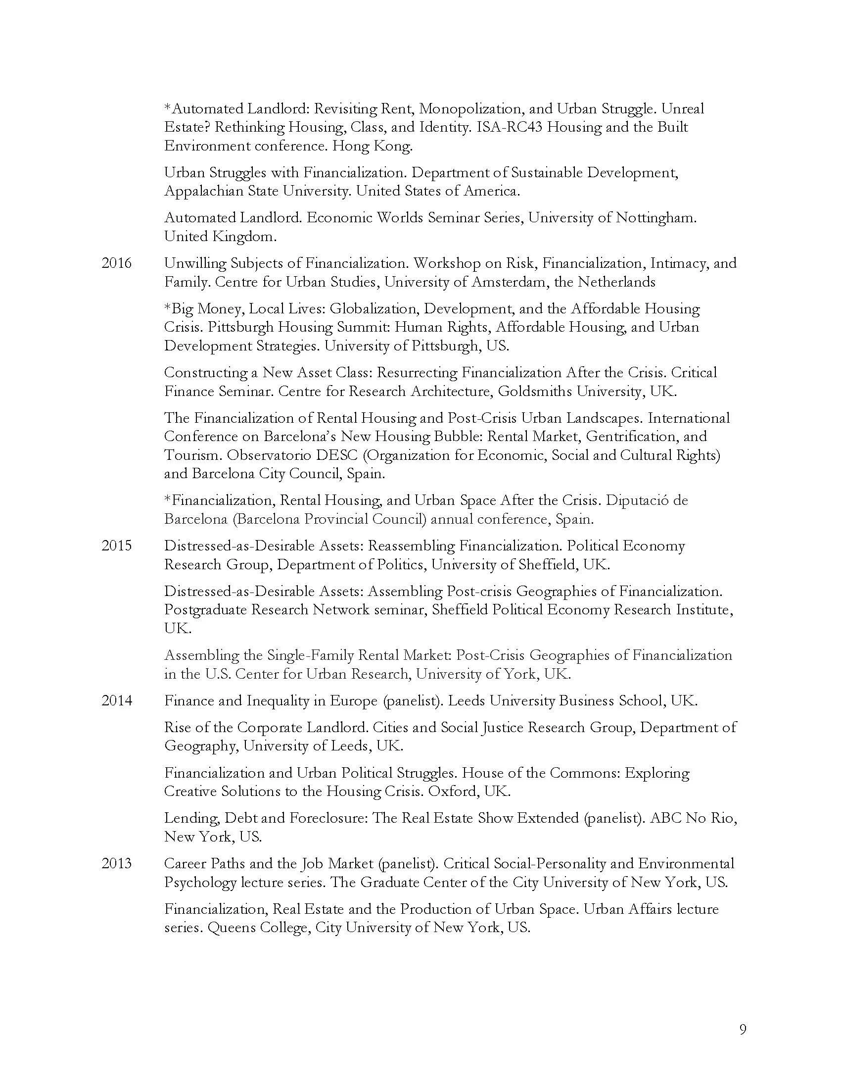 Curriculum vitae — Desiree Fields, Ph.D.