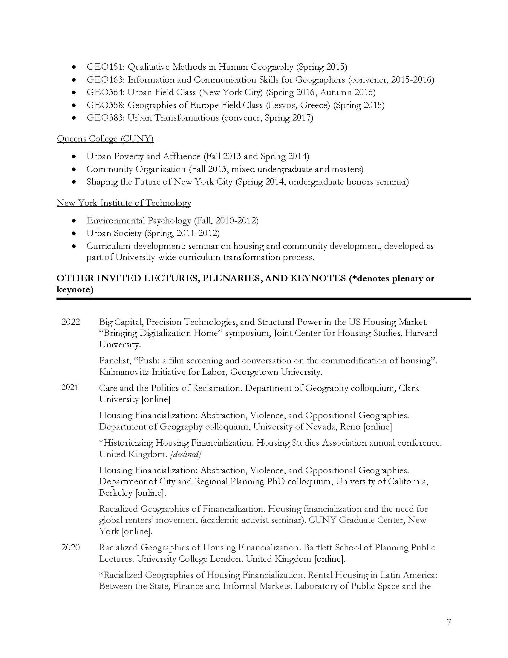 Curriculum vitae — Desiree Fields, Ph.D.