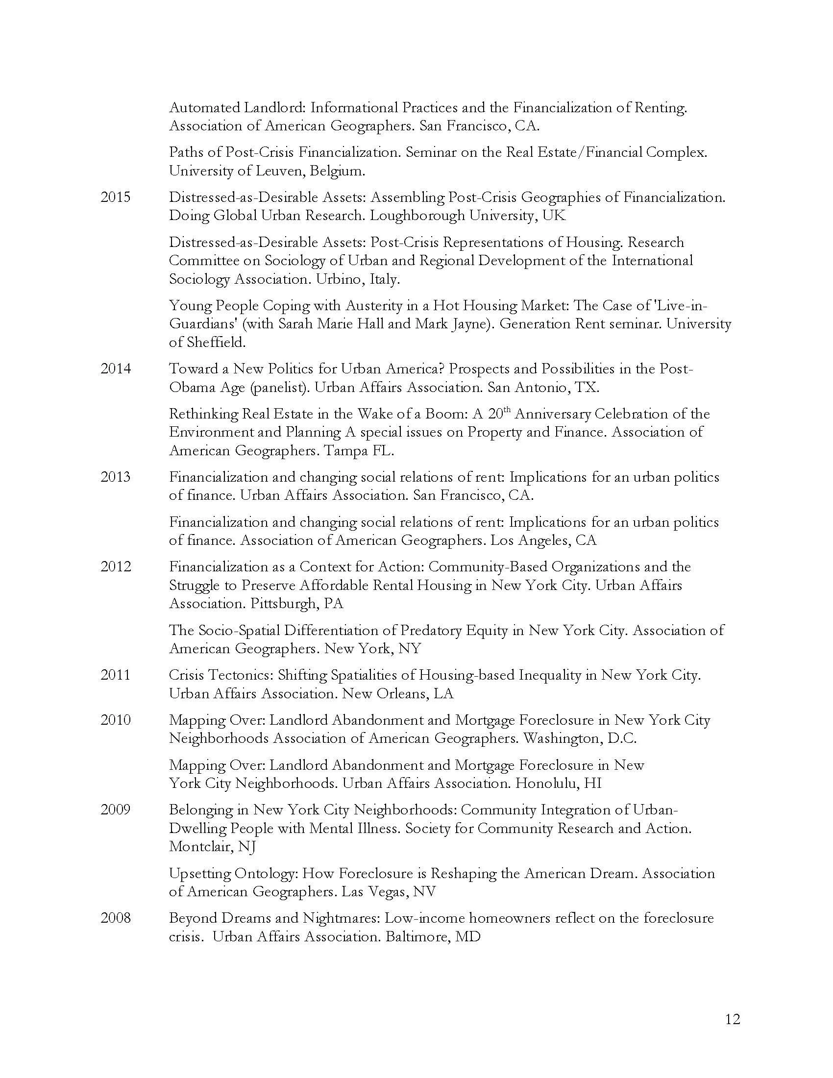 Curriculum vitae — Desiree Fields, Ph.D.