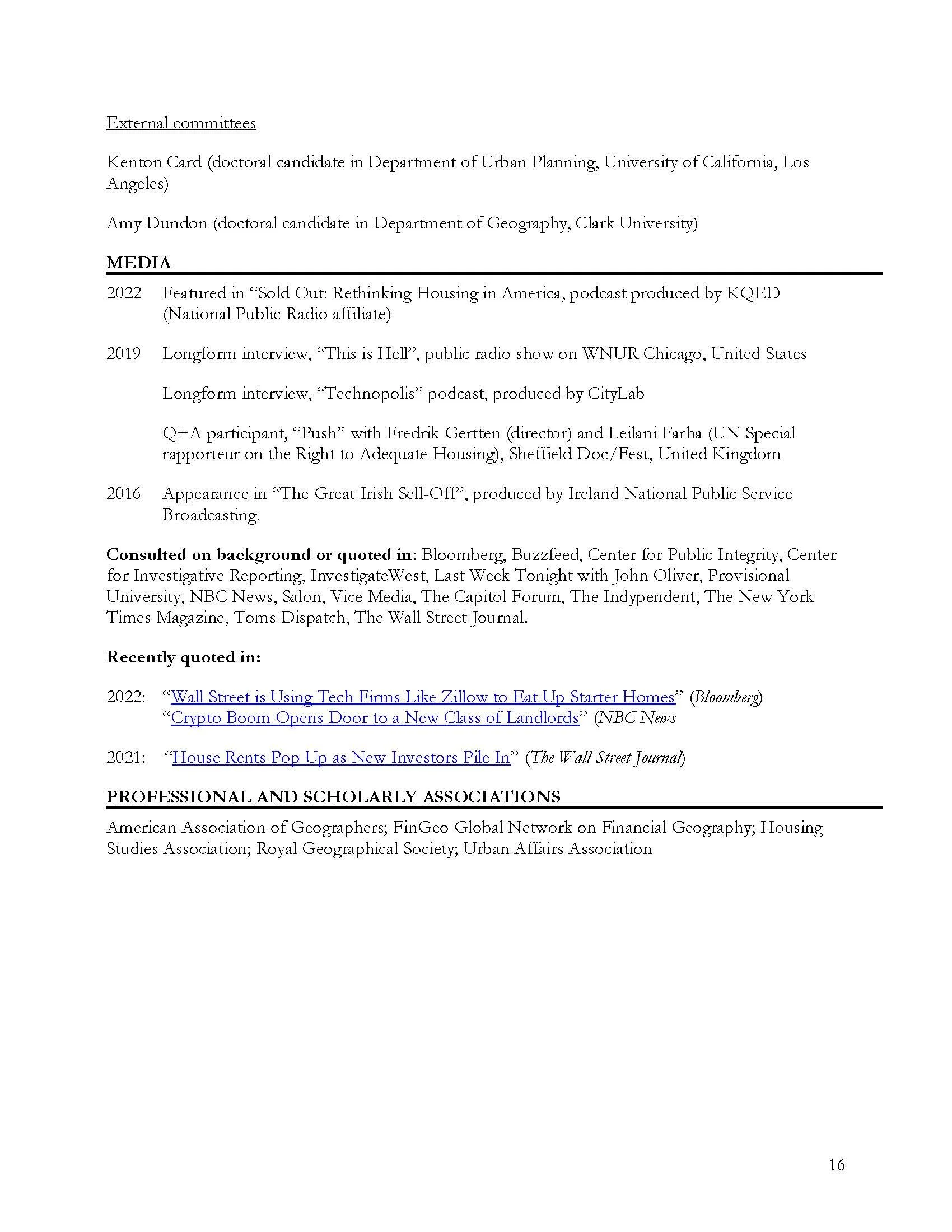 Curriculum vitae — Desiree Fields, Ph.D.