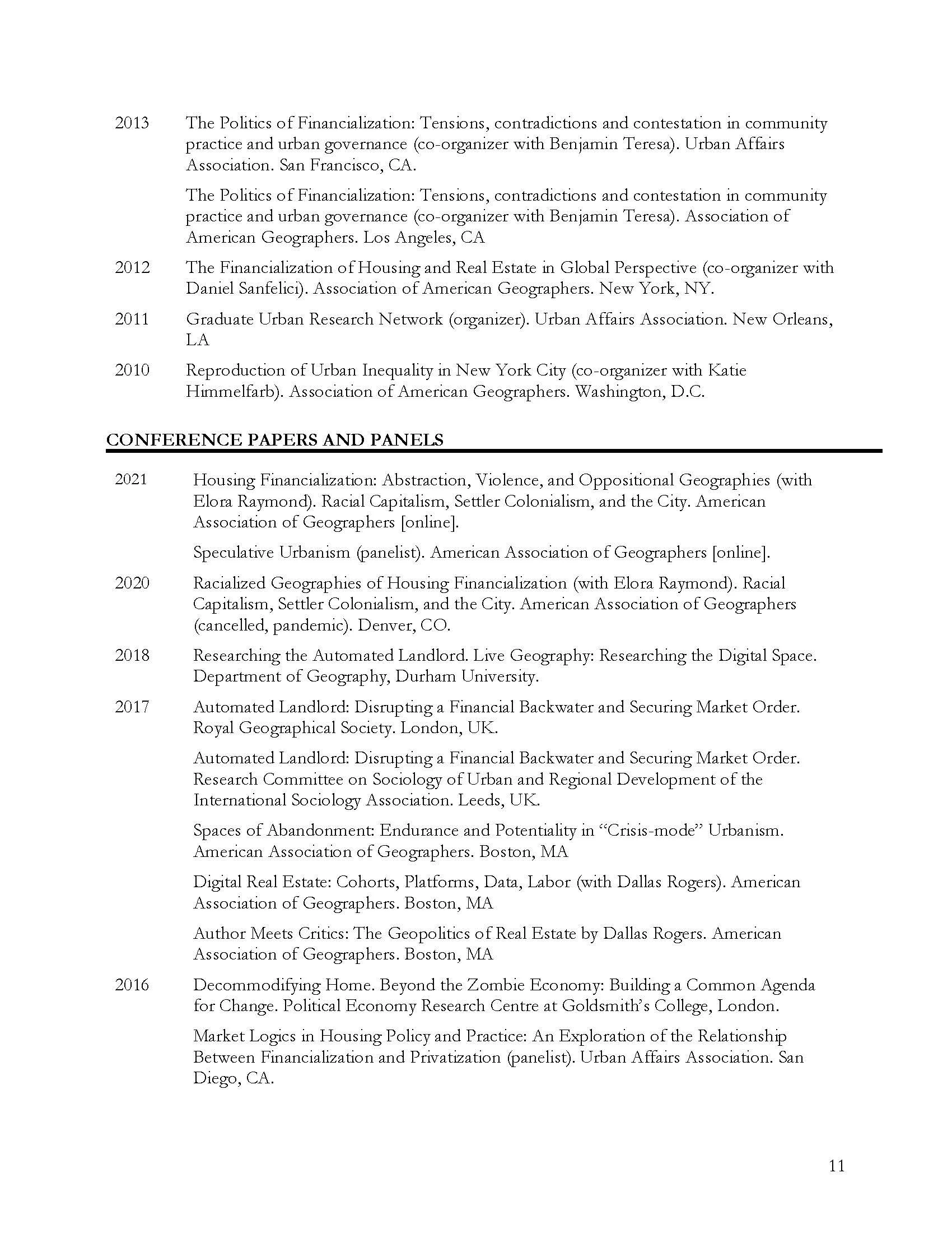 Curriculum vitae — Desiree Fields, Ph.D.