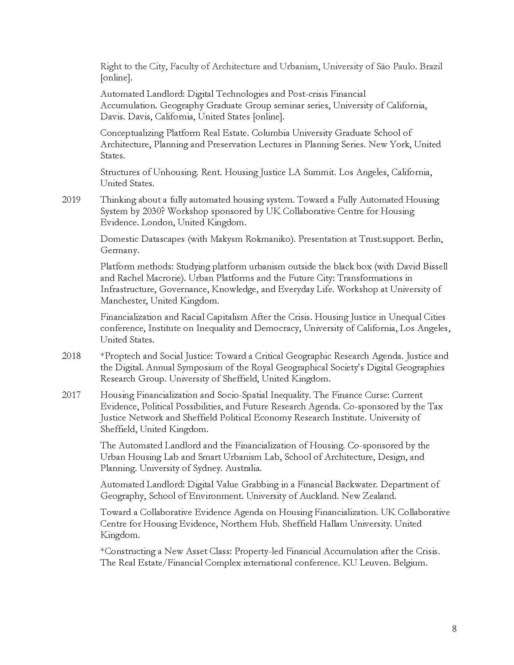 Curriculum vitae — Desiree Fields, Ph.D.