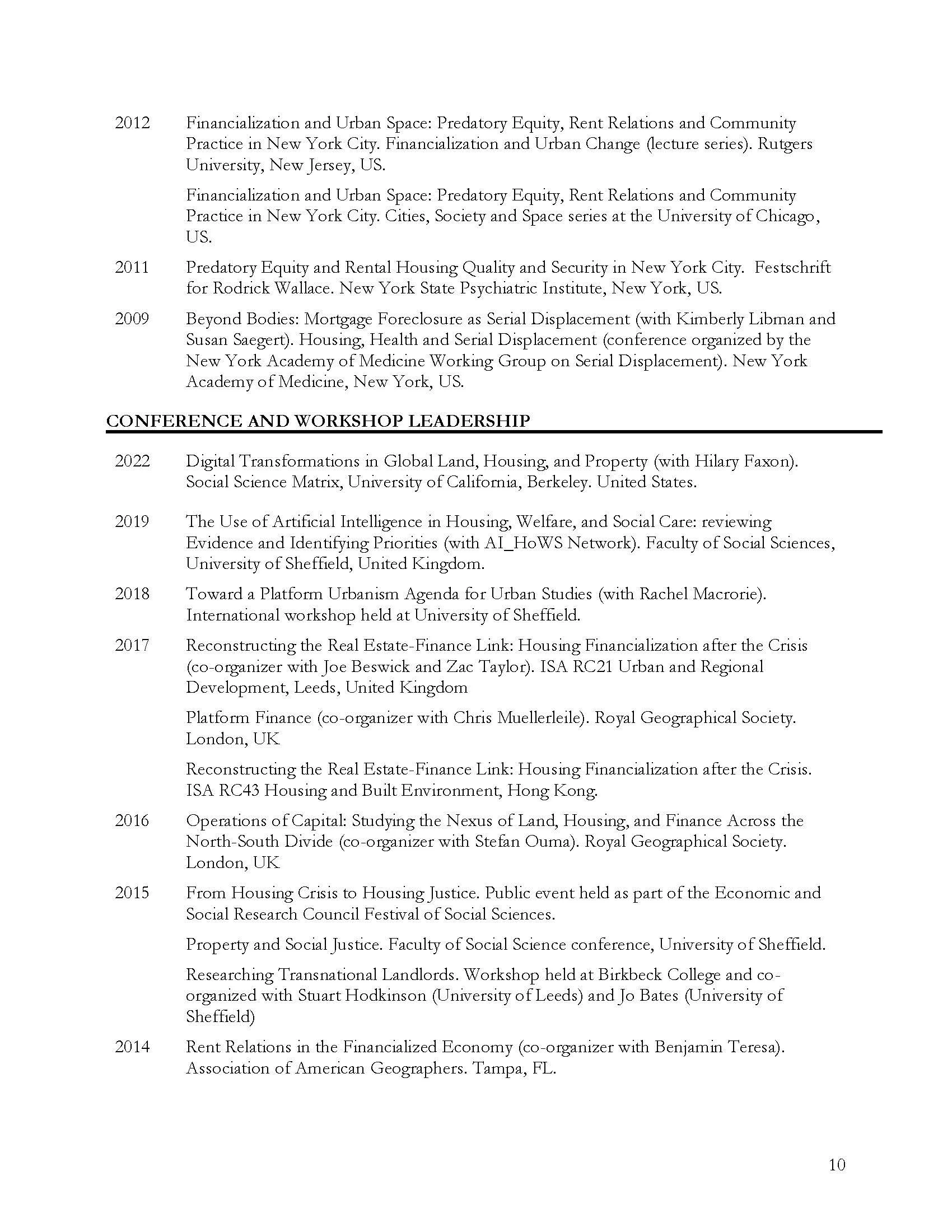 Curriculum vitae — Desiree Fields, Ph.D.