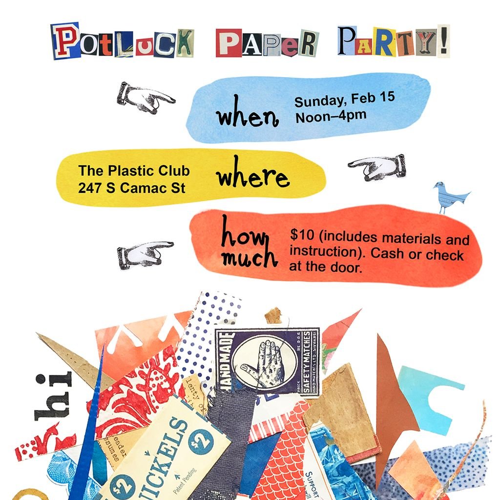 Potluck Paper Party Workshop — The Plastic Club