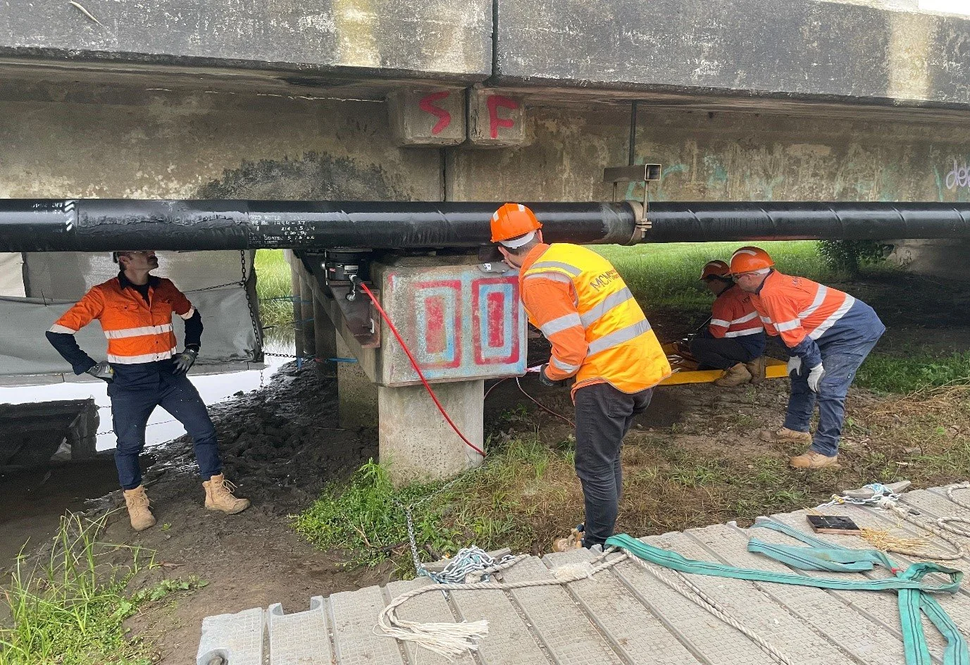 Barham River Bridge Works | Marine & Civil Maintenance