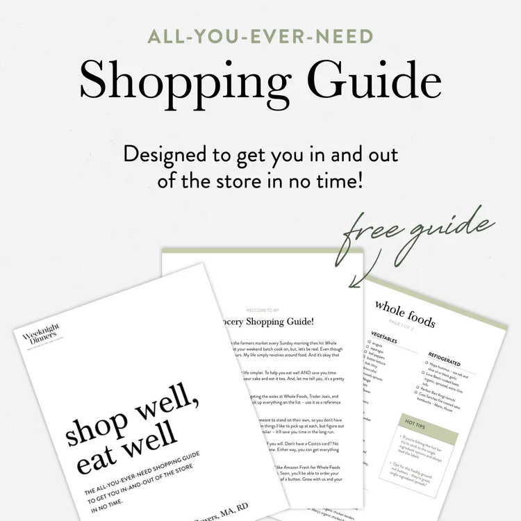 grocery shopping guide — Kelly Powers