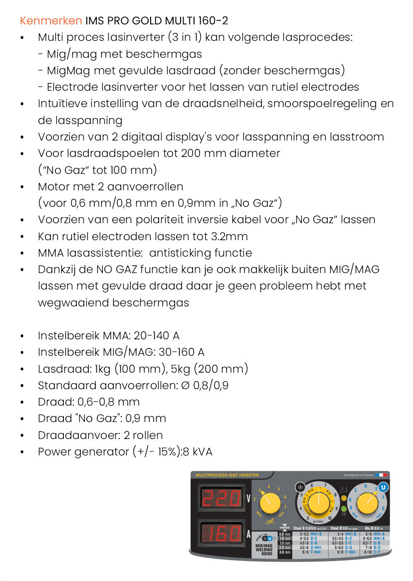 Nieuw — Machinehandel Goyvaerts