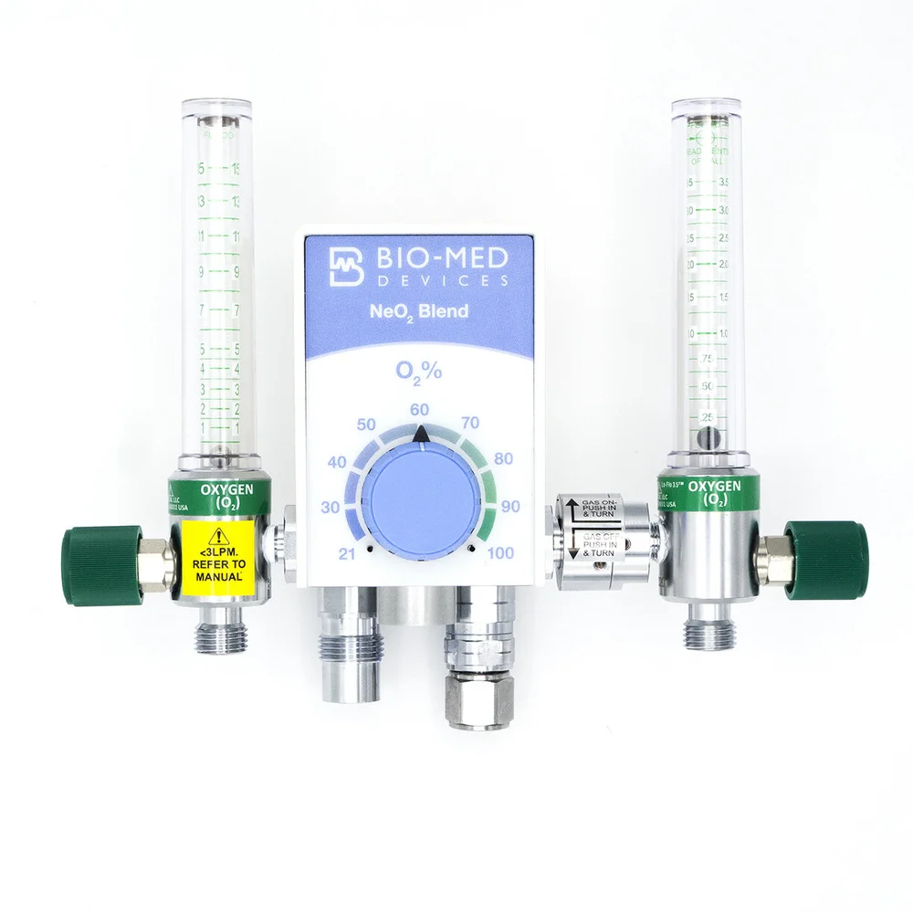 High-Flow Air-Oxygen Blender – Model 2003FF, Durable Design
