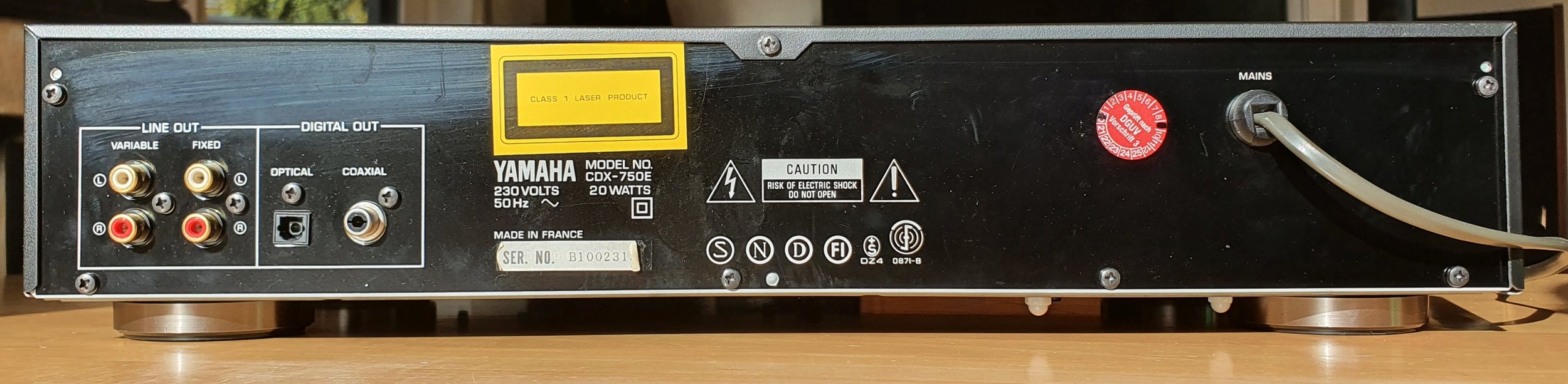 Good Old Hifi — Yamaha CDX-580 CD-Player, Top Zustand, ein schöner ......