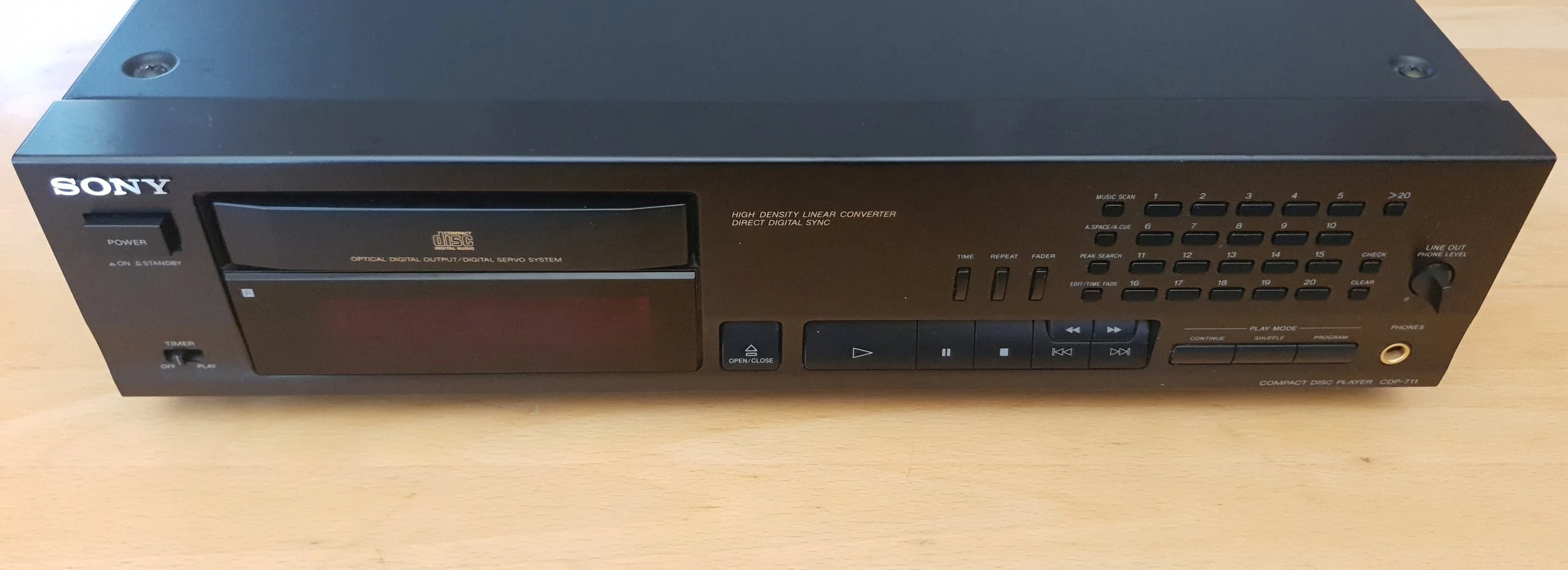 Good Old Hifi — Sony CD Player CDP-XE330, Top Zustand, gewartet, gereinigt