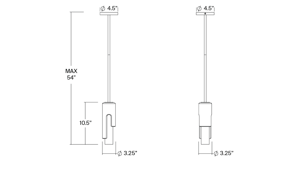 Dover Ceiling Pendant — Studio Luddite