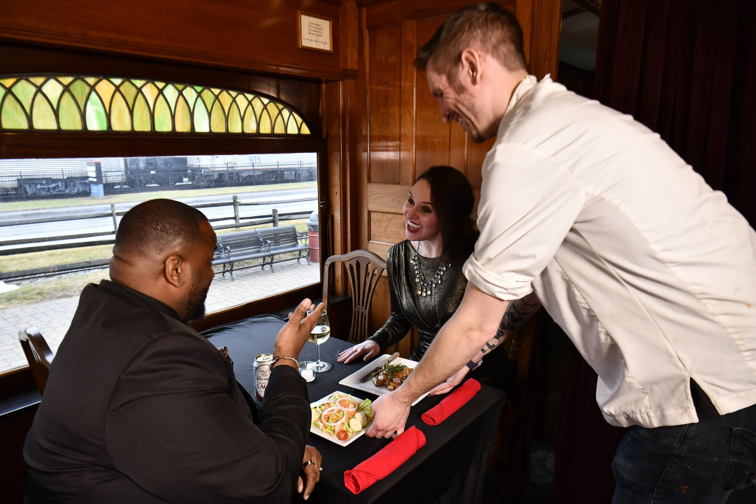 Dine Aboard The Train — Cafe 1832
