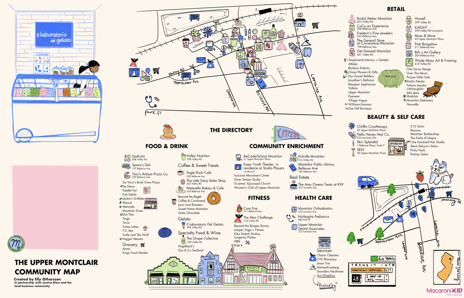 Upper Montclair Map — ethos anew