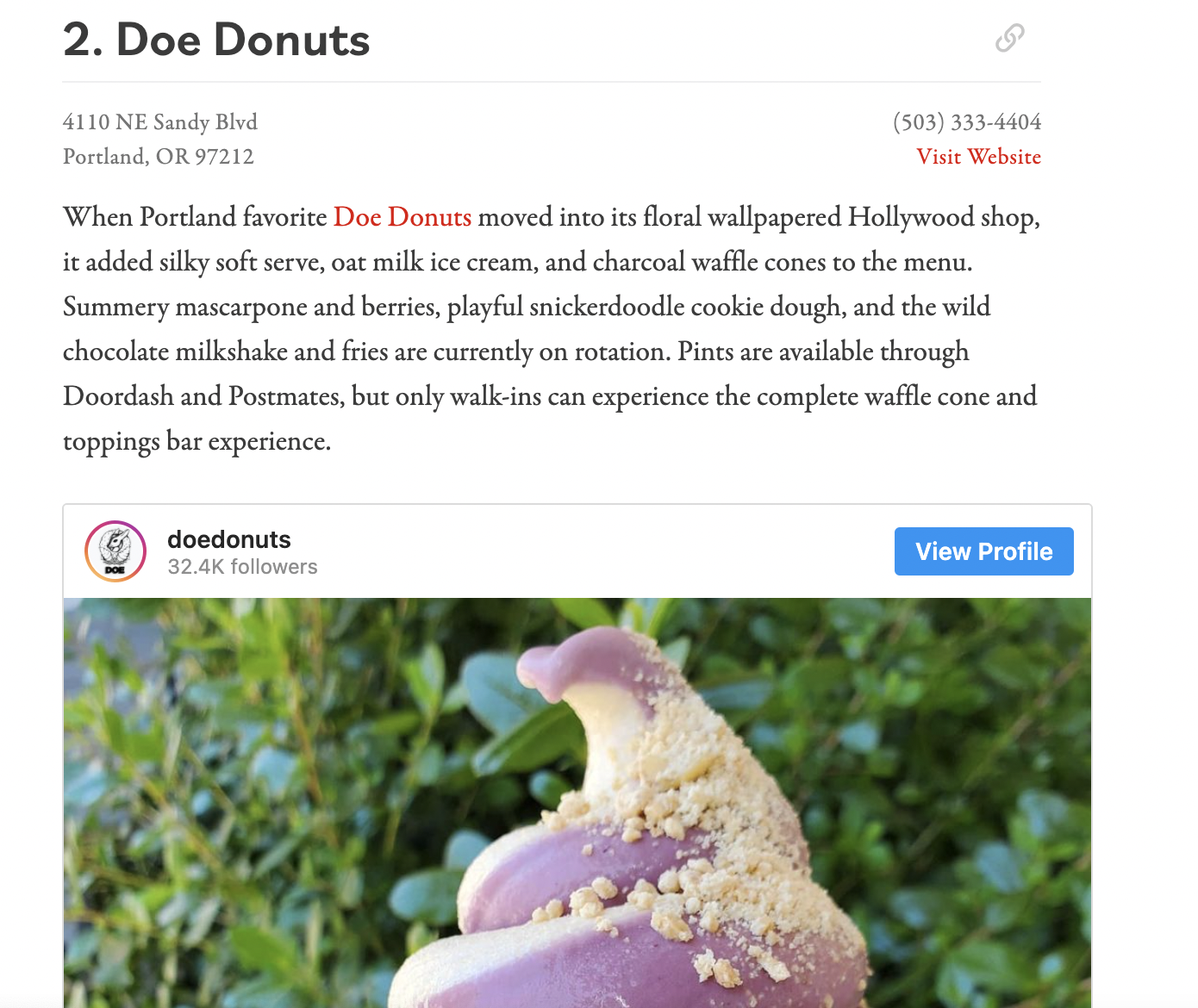 MEDIA — Doe Donuts+Ice Cream