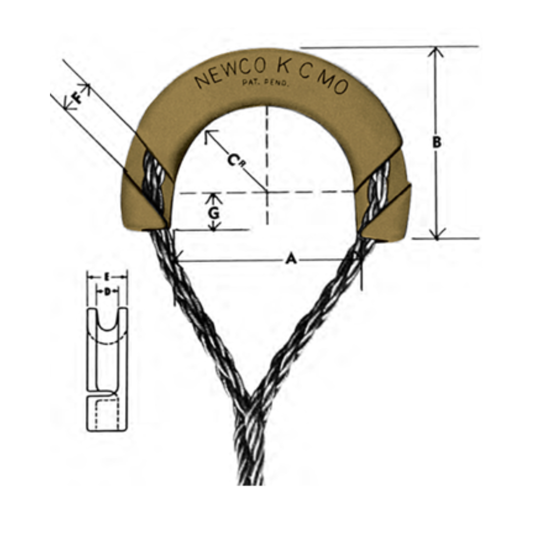 Slip-on thimble — Rigging & Heavy Lifting Equipment Supplier