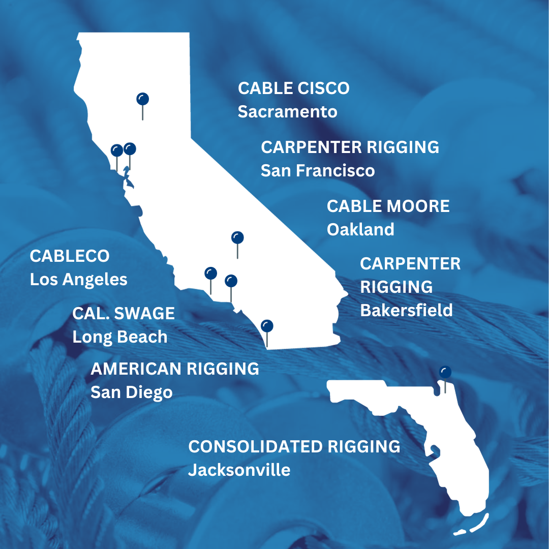 Locations — Rigging & Heavy Lifting Equipment Supplier