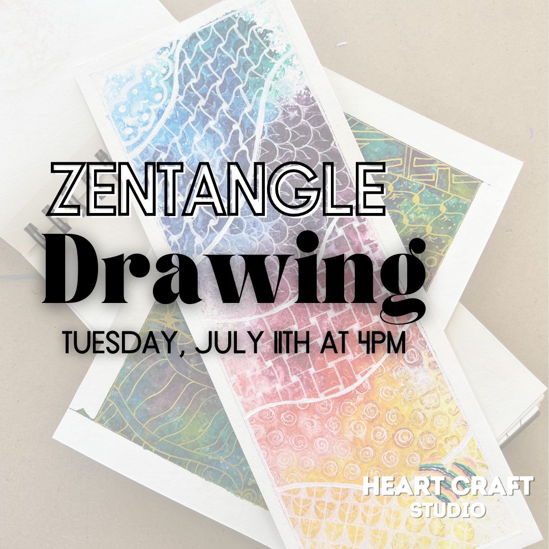 Zentangle Drawing Class — Heart Craft Studio