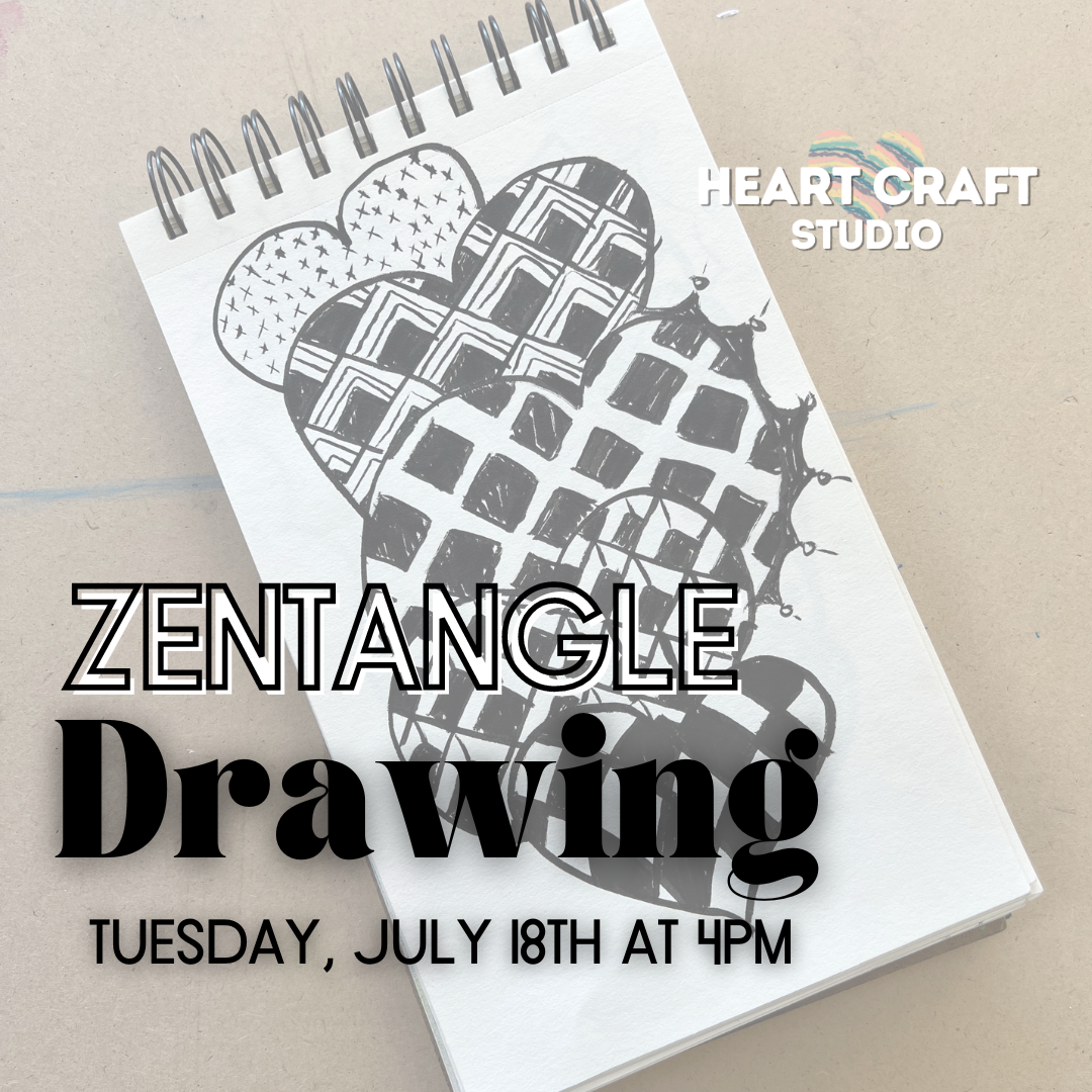 Zentangle Drawing Class — Heart Craft Studio