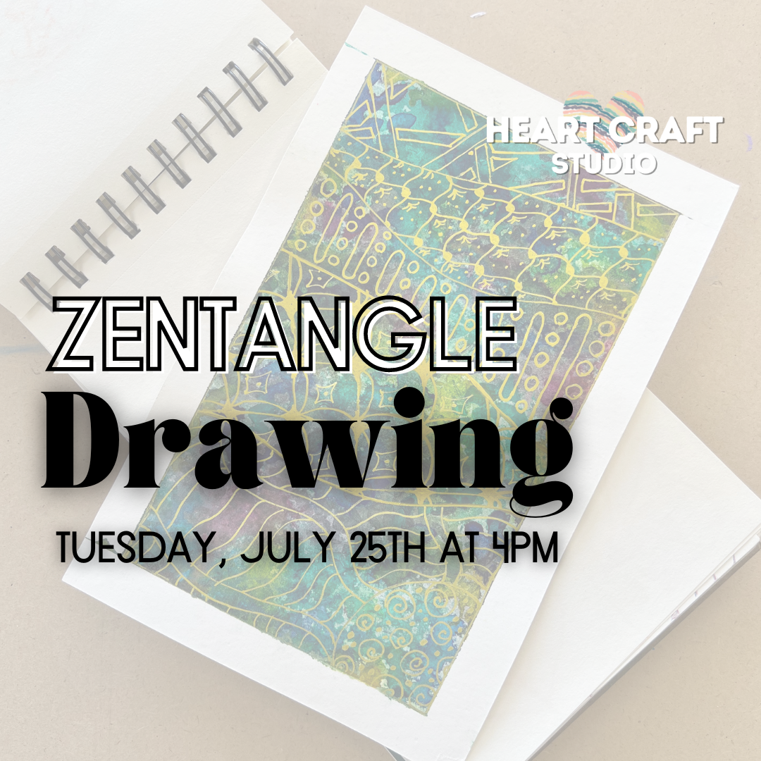 Zentangle Drawing Class — Heart Craft Studio