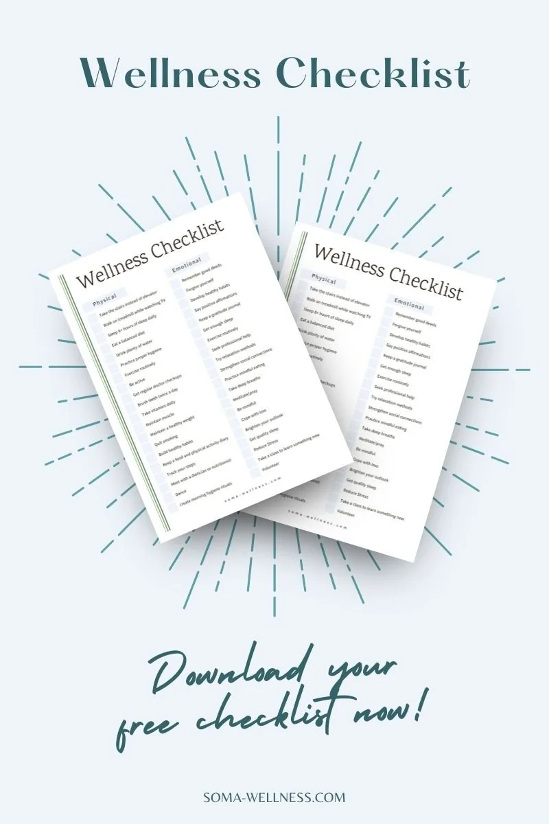 New Year Wellness Checkup - Ideas to Put On Your Checklist — Soma ...
